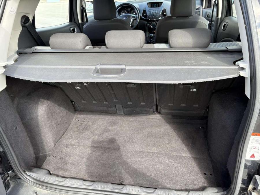 Melns Ford EcoSport 2015 Tauragė, ar dzinēja tilpumu 1.00 L un nobraukumu 191 tūkst. km par 3900 €, foto 13 vietnē AUTOMOTO.COM.LV