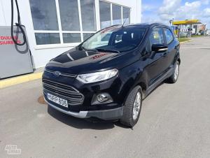 Black Ford EcoSport 2016 in Kretinga, with an engine capacity of 1.00 L and mileage of 137 thousand km for 4999 €, photo  on AUTOMOTO.COM.LV