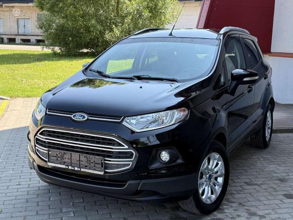 Black Ford EcoSport 2016 in Utena, with an engine capacity of 1.50 L and mileage of 150 thousand km for 6750 €, photo 3 on AUTOMOTO.COM.LV
