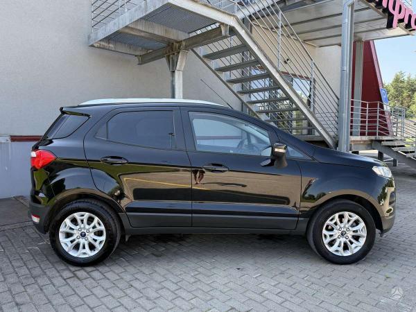 Black Ford EcoSport 2016 in Utena, with an engine capacity of 1.50 L and mileage of 150 thousand km for 6750 €, photo 6 on AUTOMOTO.COM.LV