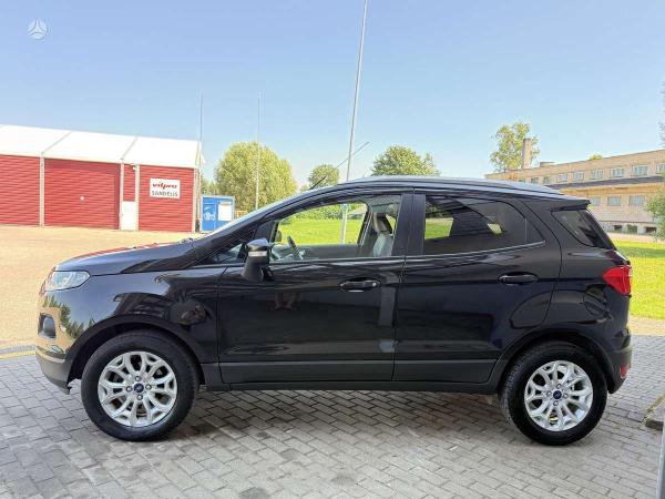 Black Ford EcoSport 2016 in Utena, with an engine capacity of 1.50 L and mileage of 150 thousand km for 6750 €, photo 7 on AUTOMOTO.COM.LV
