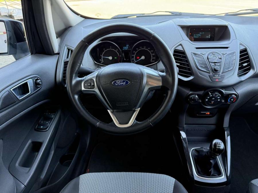Black Ford EcoSport 2016 in Utena, with an engine capacity of 1.50 L and mileage of 150 thousand km for 6750 €, photo 15 on AUTOMOTO.COM.LV