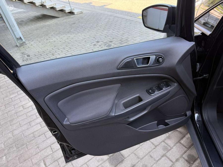 Black Ford EcoSport 2016 in Utena, with an engine capacity of 1.50 L and mileage of 150 thousand km for 6750 €, photo 18 on AUTOMOTO.COM.LV