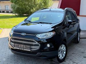 Melns Ford EcoSport 2016 Utena, ar dzinēja tilpumu 1.50 L un nobraukumu 150 tūkst. km par 6750 €, foto  vietnē AUTOMOTO.COM.LV