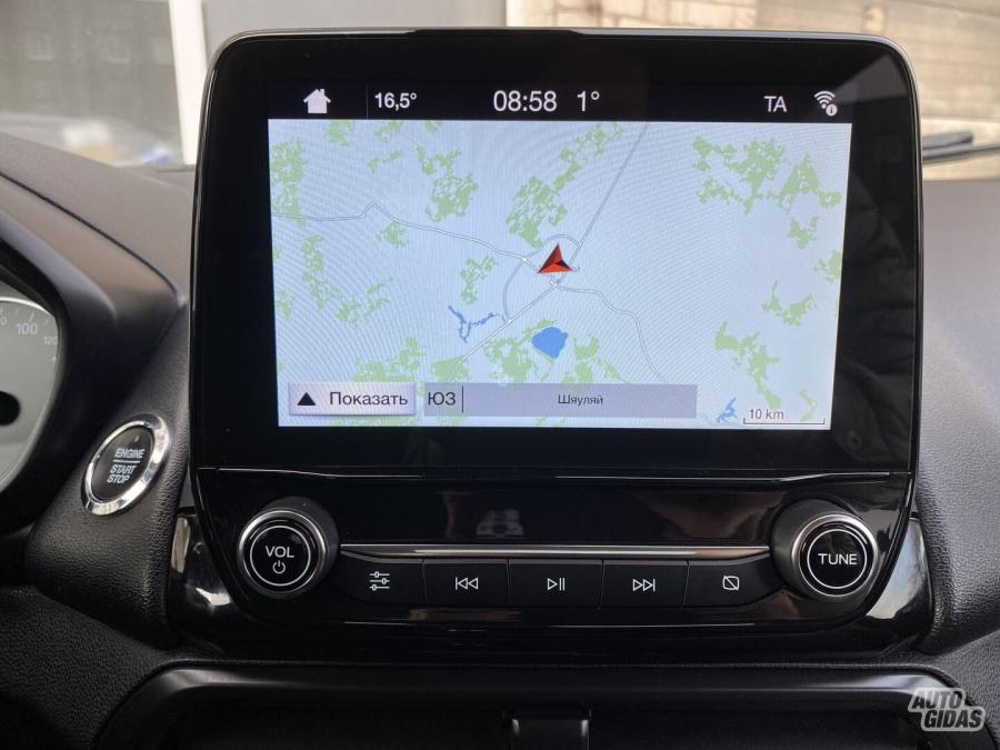 Black Ford EcoSport 2018 in Siauliai, with an engine capacity of 1.00 L and mileage of 96 thousand km for 6400 €, photo 11 on AUTOMOTO.COM.LV
