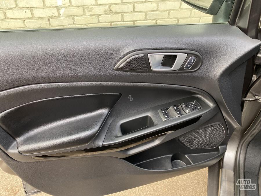 Black Ford EcoSport 2018 in Siauliai, with an engine capacity of 1.00 L and mileage of 96 thousand km for 6400 €, photo 17 on AUTOMOTO.COM.LV