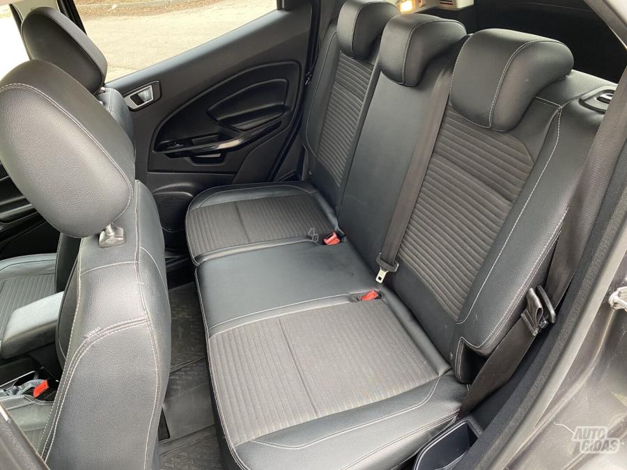 Black Ford EcoSport 2018 in Siauliai, with an engine capacity of 1.00 L and mileage of 96 thousand km for 6400 €, photo 19 on AUTOMOTO.COM.LV