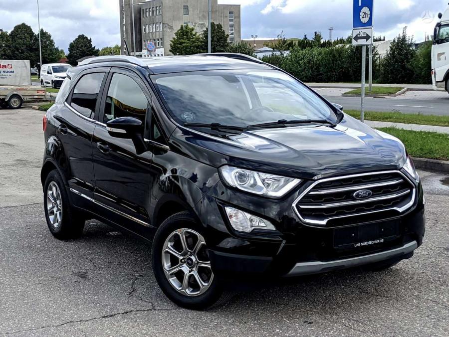 Melns Ford EcoSport 2018 Kretinga, ar dzinēja tilpumu 1.00 L un nobraukumu 119 tūkst. km par 8650 €, foto 3 vietnē AUTOMOTO.COM.LV