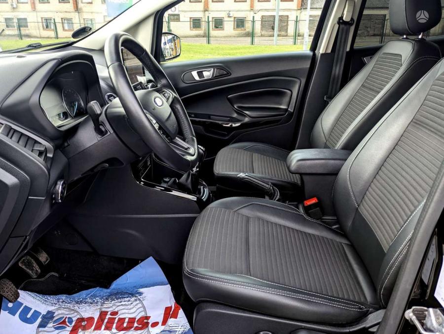 Melns Ford EcoSport 2018 Kretinga, ar dzinēja tilpumu 1.00 L un nobraukumu 119 tūkst. km par 8650 €, foto 12 vietnē AUTOMOTO.COM.LV