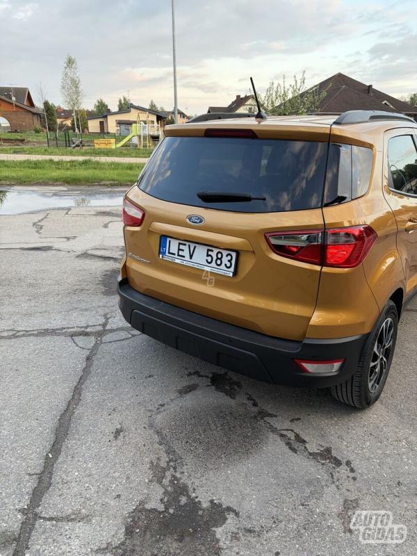 Black Ford EcoSport 2019 in Kaisiadorys, with an engine capacity of 1.00 L and mileage of 63 thousand km for 11000 €, photo 3 on AUTOMOTO.COM.LV