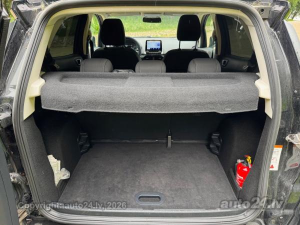 Melns Ford EcoSport 2019 Tallina, ar dzinēja tilpumu 1.00 L un nobraukumu 98 tūkst. km par 9500 €, foto 9 vietnē AUTOMOTO.COM.LV