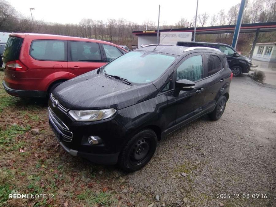 Black Ford EcoSport 2016 in Kelme, with an engine capacity of 1.00 L and mileage of 105 thousand km for 3700 €, photo 1 on AUTOMOTO.COM.LV