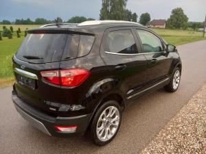 Black Ford EcoSport 2019 in Alytus, with an engine capacity of 1.00 L and mileage of 113 thousand km for 4899 €, photo 7 on AUTOMOTO.COM.LV