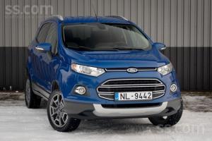 Blue Ford EcoSport 2014 in Tukums, with an engine capacity of 1.50 L and mileage of 171 thousand km for 7490 €, photo  on AUTOMOTO.COM.LV