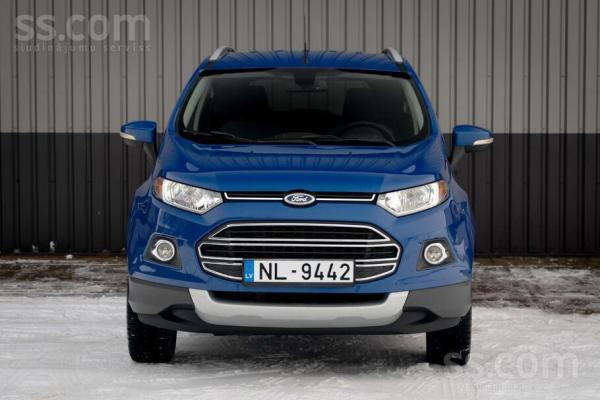Zils Ford EcoSport 2014 Tukums, ar dzinēja tilpumu 1.50 L un nobraukumu 171 tūkst. km par 7490 €, foto 2 vietnē AUTOMOTO.COM.LV