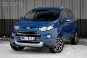 Blue Ford EcoSport 2014 in Tukums, with an engine capacity of 1.50 L and mileage of 171 thousand km for 7490 €, photo 4 on AUTOMOTO.COM.LV