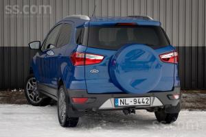 Blue Ford EcoSport 2014 in Tukums, with an engine capacity of 1.50 L and mileage of 171 thousand km for 7490 €, photo 5 on AUTOMOTO.COM.LV