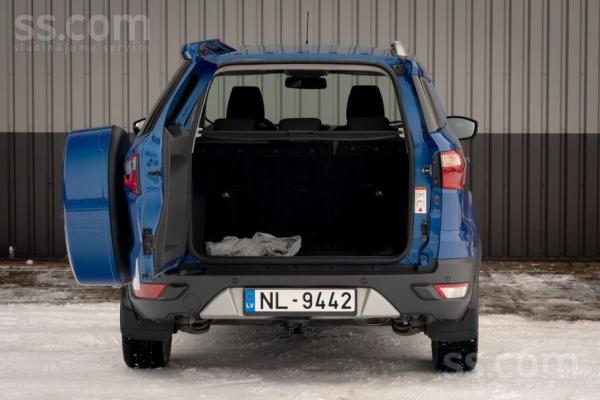Zils Ford EcoSport 2014 Tukums, ar dzinēja tilpumu 1.50 L un nobraukumu 171 tūkst. km par 7490 €, foto 6 vietnē AUTOMOTO.COM.LV