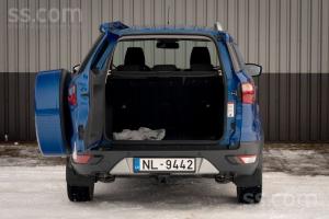 Blue Ford EcoSport 2014 in Tukums, with an engine capacity of 1.50 L and mileage of 171 thousand km for 7490 €, photo 7 on AUTOMOTO.COM.LV