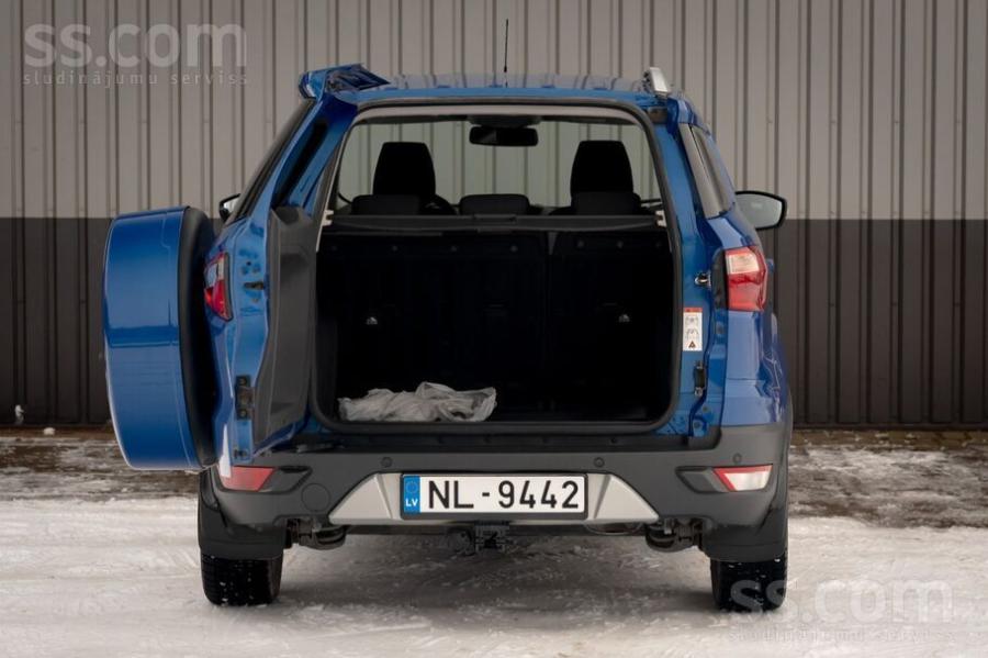 Blue Ford EcoSport 2014 in Tukums, with an engine capacity of 1.50 L and mileage of 171 thousand km for 7490 €, photo 7 on AUTOMOTO.COM.LV