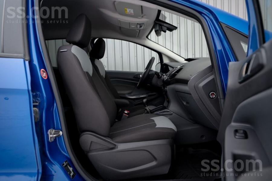 Blue Ford EcoSport 2014 in Tukums, with an engine capacity of 1.50 L and mileage of 171 thousand km for 7490 €, photo 13 on AUTOMOTO.COM.LV