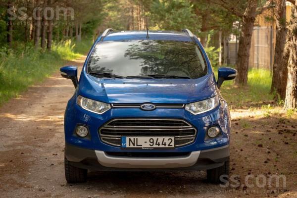 Zils Ford EcoSport 2014 Tukums, ar dzinēja tilpumu 1.50 L un nobraukumu 171 tūkst. km par 6990 €, foto 2 vietnē AUTOMOTO.COM.LV