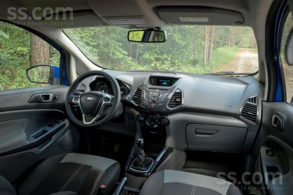 Zils Ford EcoSport 2014 Tukums, ar dzinēja tilpumu 1.50 L un nobraukumu 171 tūkst. km par 6990 €, foto 7 vietnē AUTOMOTO.COM.LV