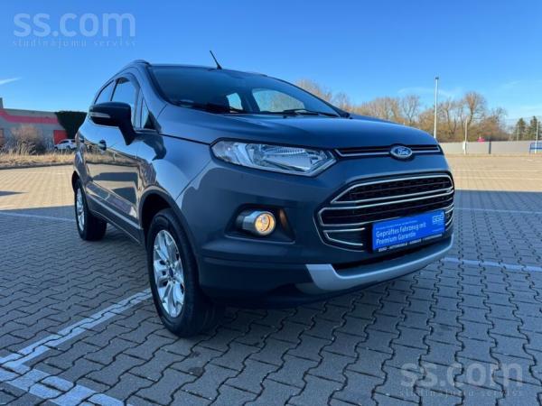 Blue Ford EcoSport 2015 in Ogre, with an engine capacity of 1.50 L and mileage of 102 thousand km for 6997 €, photo 3 on AUTOMOTO.COM.LV