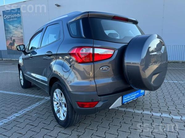Blue Ford EcoSport 2015 in Ogre, with an engine capacity of 1.50 L and mileage of 102 thousand km for 6997 €, photo 4 on AUTOMOTO.COM.LV