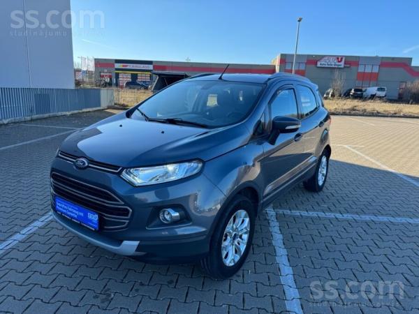 Blue Ford EcoSport 2015 in Ogre, with an engine capacity of 1.50 L and mileage of 102 thousand km for 6997 €, photo 9 on AUTOMOTO.COM.LV