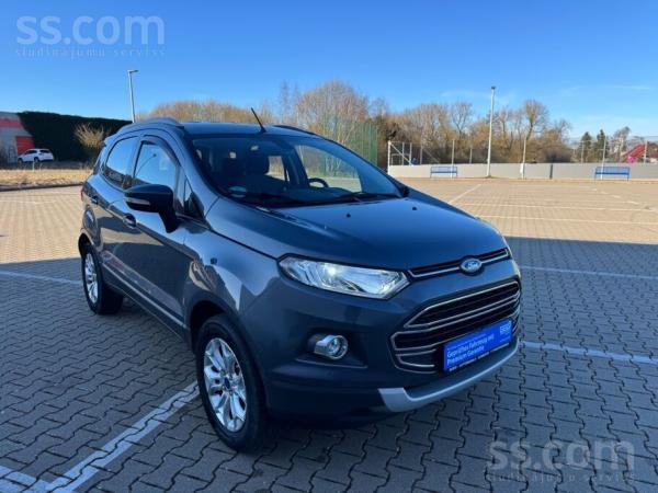 Blue Ford EcoSport 2015 in Ogre, with an engine capacity of 1.50 L and mileage of 102 thousand km for 6997 €, photo 10 on AUTOMOTO.COM.LV