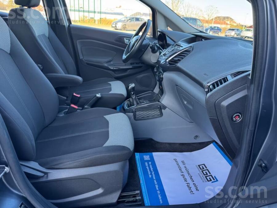 Zils Ford EcoSport 2015 Ogre, ar dzinēja tilpumu 1.50 L un nobraukumu 102 tūkst. km par 6997 €, foto 22 vietnē AUTOMOTO.COM.LV