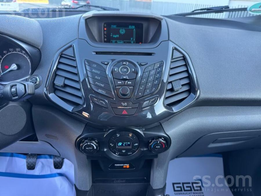 Zils Ford EcoSport 2015 Ogre, ar dzinēja tilpumu 1.50 L un nobraukumu 102 tūkst. km par 6997 €, foto 23 vietnē AUTOMOTO.COM.LV