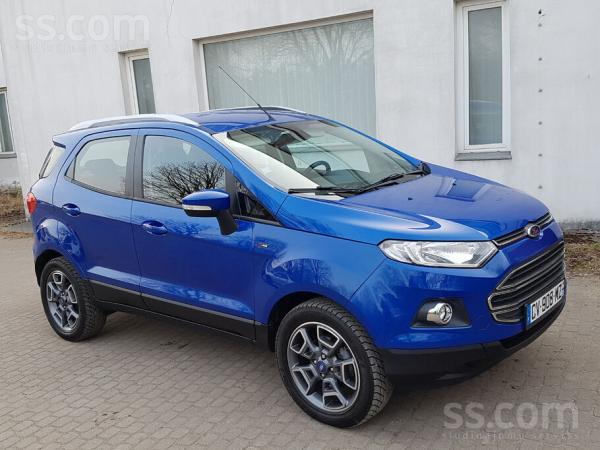 Blue Ford EcoSport 2015 in Riga, with an engine capacity of 1.50 L and mileage of 174 thousand km for 5600 €, photo 5 on AUTOMOTO.COM.LV
