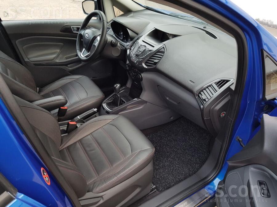 Zils Ford EcoSport 2015 Rīga, ar dzinēja tilpumu 1.50 L un nobraukumu 174 tūkst. km par 5600 €, foto 10 vietnē AUTOMOTO.COM.LV