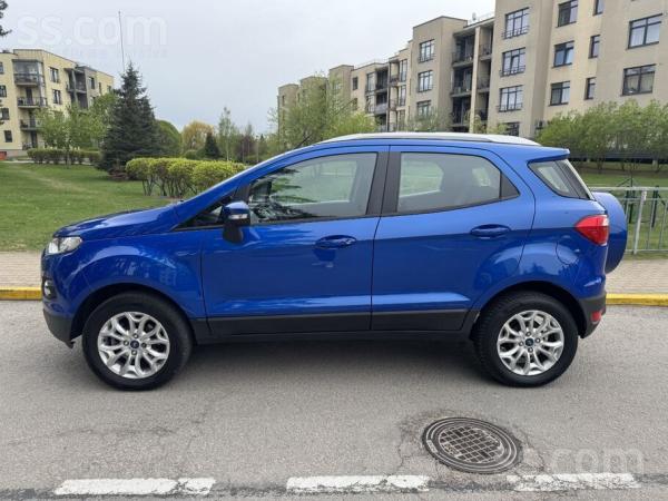 Zils Ford EcoSport 2015 Bauska, ar dzinēja tilpumu 1.00 L un nobraukumu 130 tūkst. km par 5900 €, foto 6 vietnē AUTOMOTO.COM.LV