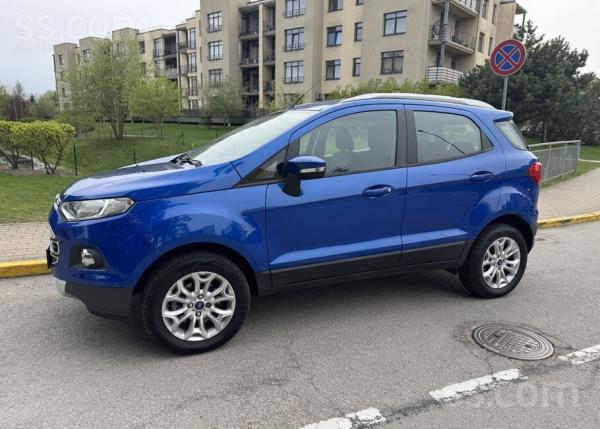 Zils Ford EcoSport 2015 Bauska, ar dzinēja tilpumu 1.00 L un nobraukumu 130 tūkst. km par 5900 €, foto 8 vietnē AUTOMOTO.COM.LV