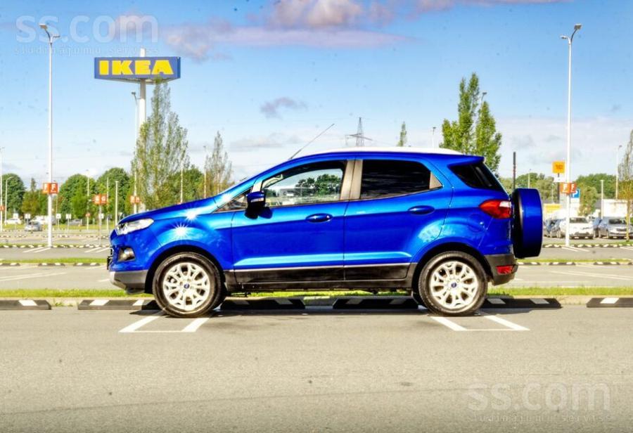 Zils Ford EcoSport 2015 Rīga, ar dzinēja tilpumu 1.00 L un nobraukumu 134 tūkst. km par 4990 €, foto 5 vietnē AUTOMOTO.COM.LV