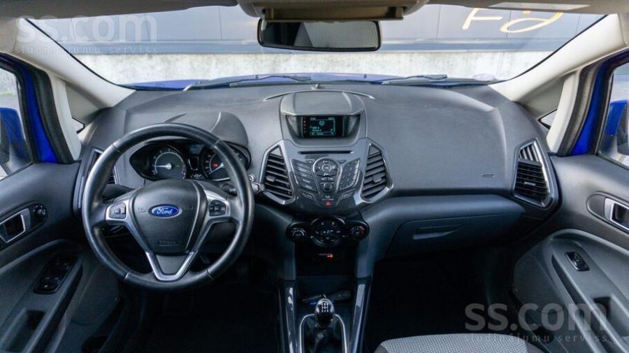 Zils Ford EcoSport 2015 Rīga, ar dzinēja tilpumu 1.00 L un nobraukumu 134 tūkst. km par 4990 €, foto 12 vietnē AUTOMOTO.COM.LV