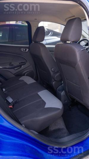Zils Ford EcoSport 2015 Rīga, ar dzinēja tilpumu 1.00 L un nobraukumu 134 tūkst. km par 4990 €, foto 27 vietnē AUTOMOTO.COM.LV