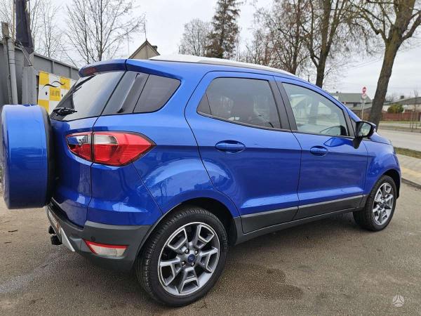 Zils Ford EcoSport 2016 Šauļi, ar dzinēja tilpumu 1.50 L un nobraukumu 159 tūkst. km par 7450 €, foto 8 vietnē AUTOMOTO.COM.LV