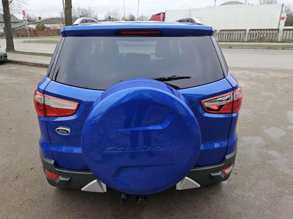 Zils Ford EcoSport 2016 Šauļi, ar dzinēja tilpumu 1.50 L un nobraukumu 159 tūkst. km par 7450 €, foto 10 vietnē AUTOMOTO.COM.LV