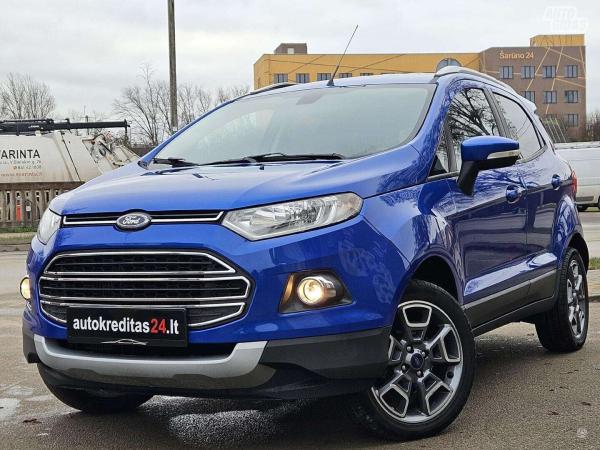 Blue Ford EcoSport 2016 in Siauliai, with an engine capacity of 1.50 L and mileage of 159 thousand km for 7450 €, photo 1 on AUTOMOTO.COM.LV
