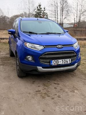 Blue Ford EcoSport 2016 in Liepaja, with an engine capacity of 1.00 L and mileage of 124 thousand km for 5700 €, photo 3 on AUTOMOTO.COM.LV