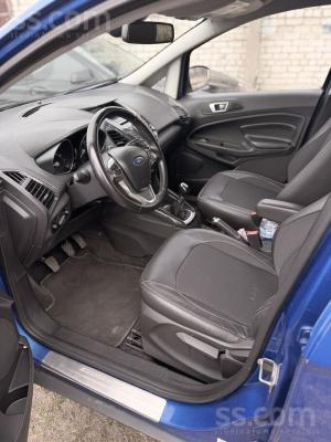 Blue Ford EcoSport 2016 in Liepaja, with an engine capacity of 1.00 L and mileage of 124 thousand km for 5700 €, photo 9 on AUTOMOTO.COM.LV