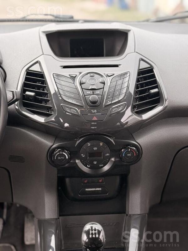 Blue Ford EcoSport 2016 in Liepaja, with an engine capacity of 1.00 L and mileage of 124 thousand km for 5700 €, photo 10 on AUTOMOTO.COM.LV