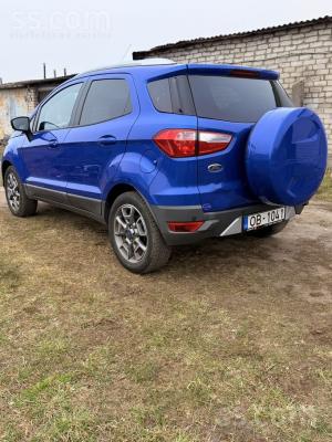 Zils Ford EcoSport 2016 Liepāja, ar dzinēja tilpumu 1.00 L un nobraukumu 124 tūkst. km par 5700 €, foto 5 vietnē AUTOMOTO.COM.LV