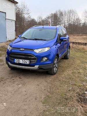 Zils Ford EcoSport 2016 Liepāja, ar dzinēja tilpumu 1.00 L un nobraukumu 124 tūkst. km par 5700 €, foto 6 vietnē AUTOMOTO.COM.LV