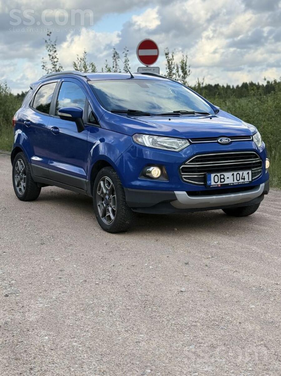 Zils Ford EcoSport 2016 Liepāja, ar dzinēja tilpumu 1.00 L un nobraukumu 126 tūkst. km par 5750 €, foto 3 vietnē AUTOMOTO.COM.LV