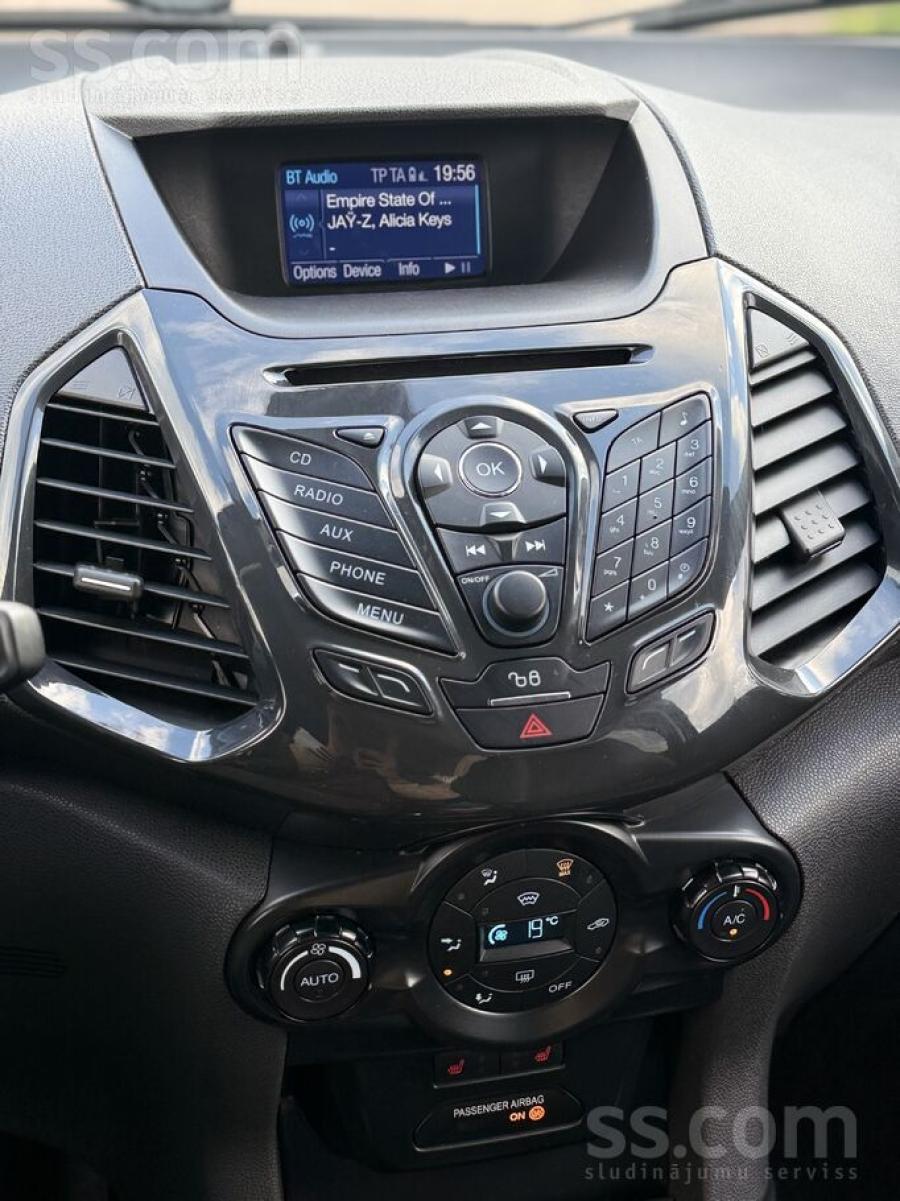 Zils Ford EcoSport 2016 Liepāja, ar dzinēja tilpumu 1.00 L un nobraukumu 126 tūkst. km par 5750 €, foto 7 vietnē AUTOMOTO.COM.LV